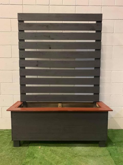 Privacy Planter Box / Trellis Planter Box | Garden Bed Paradise